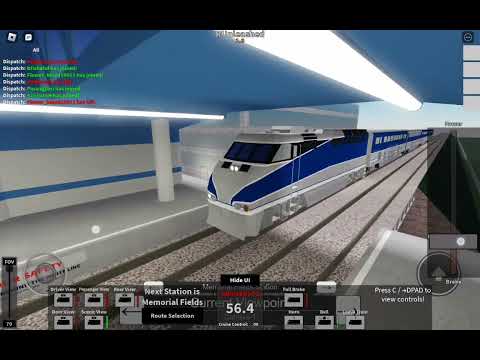 Amaril Coastliner/Amtrak Surfliner Train Ride To Memorial Fields ...