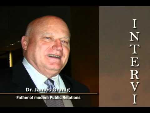 Interview to James Grunig, father of modern Public Relations - YouTube