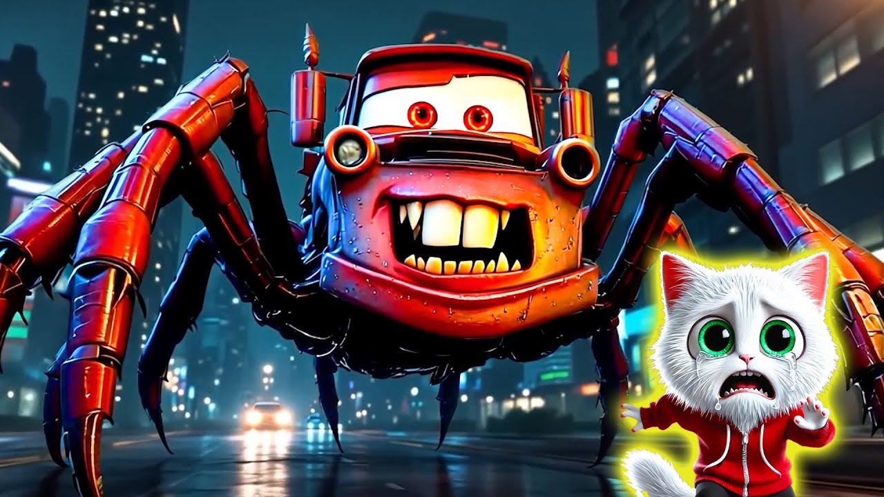 MONSTER Mater McQueen Chasing Baby Cat | Coffin Dance Song (COVER ...