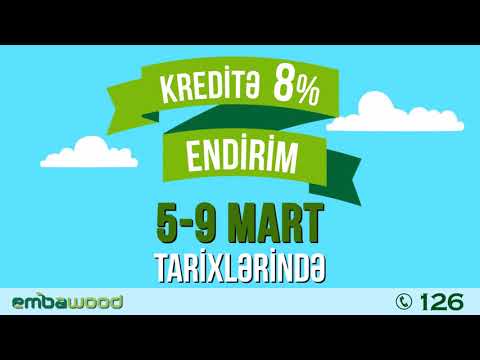 Embawood 8 mart kompaniyası üçün hazırladığımız animasiya - FIVE AGENCY