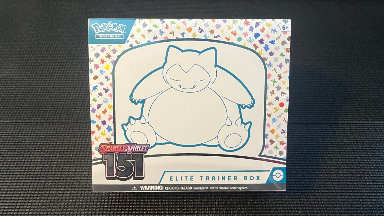 Opening the Snorlax 151 Elite Trainer Box - YouTube
