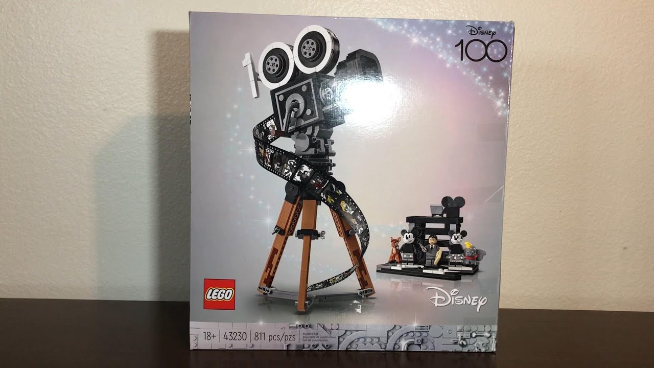 Lego Disney 100 Walt Disney Tribute Camera Set Review - YouTube