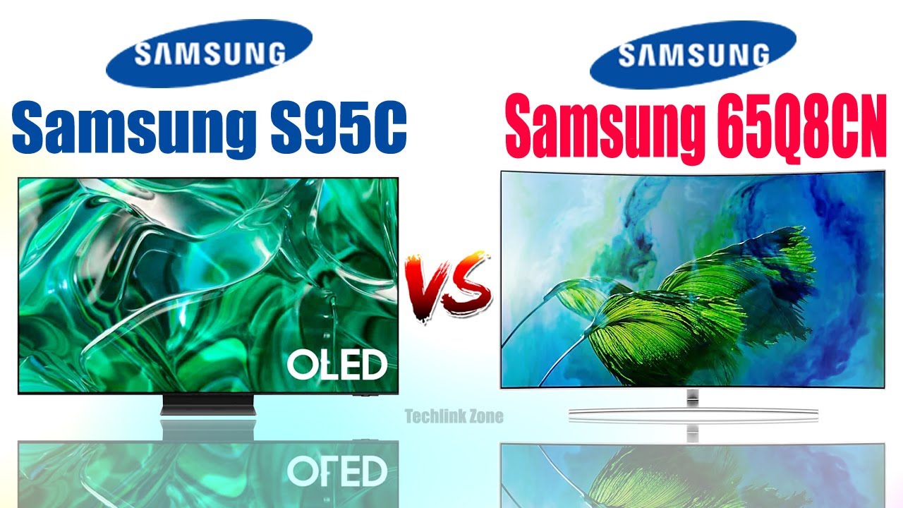 Samsung S95C (77 inch) 4k Smart OLED TV vs Samsung 65Q8CN (65 inch ...