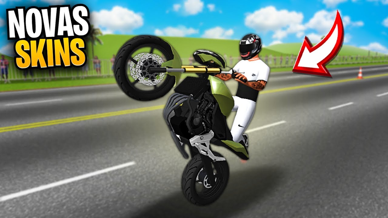 NOVO PACK DE SKINS NO MOTO WHEELIE 3D😮 - YouTube