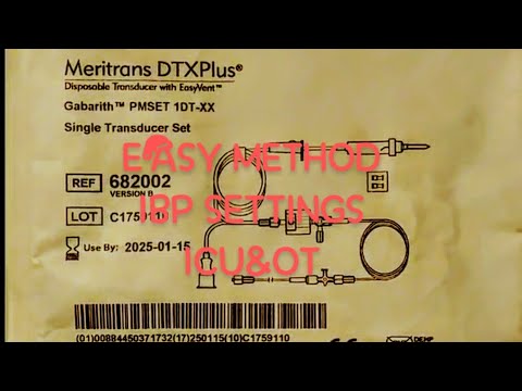 How to set an IBP TRANSDUCER KIT.Easy method to set IBP. #Healthcare # ...