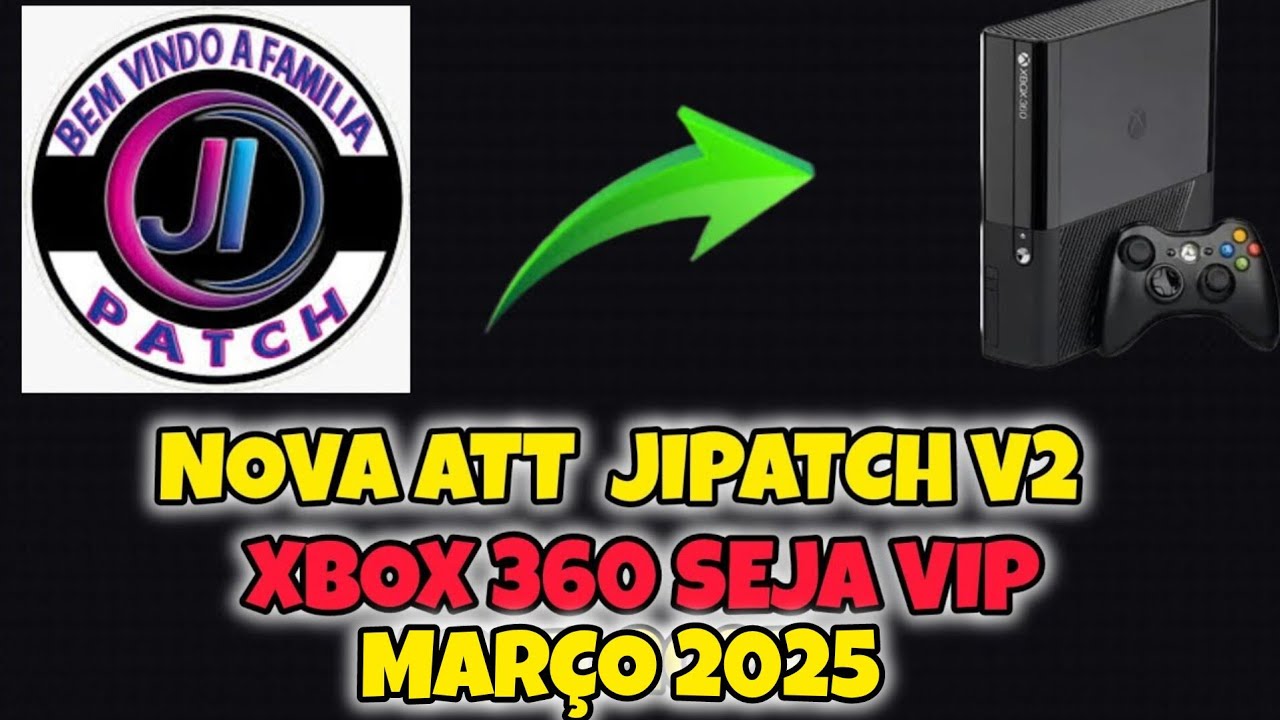JIPATCH VIP XBOX 360 NOVO ATT V2 ABRIL 2025 GAMEPLAY TENHA SEU FUTEBOL ...