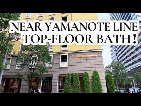 [4K POV] European Vibe in Tokyo! 11F Skyline View & Top-Floor Bath — Mitsui Garden Hotel Shiodome