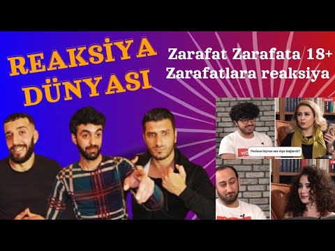 Zarafat Zarafata 18+ Zarafatlara reaksiya bildirdik / Reaksiya Dünyası #4