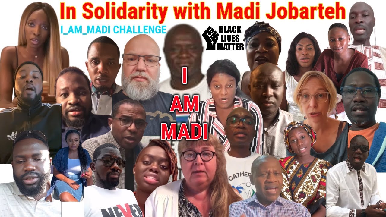 I am Madi Challenge Video Collection: Gambians show solidarity with ...