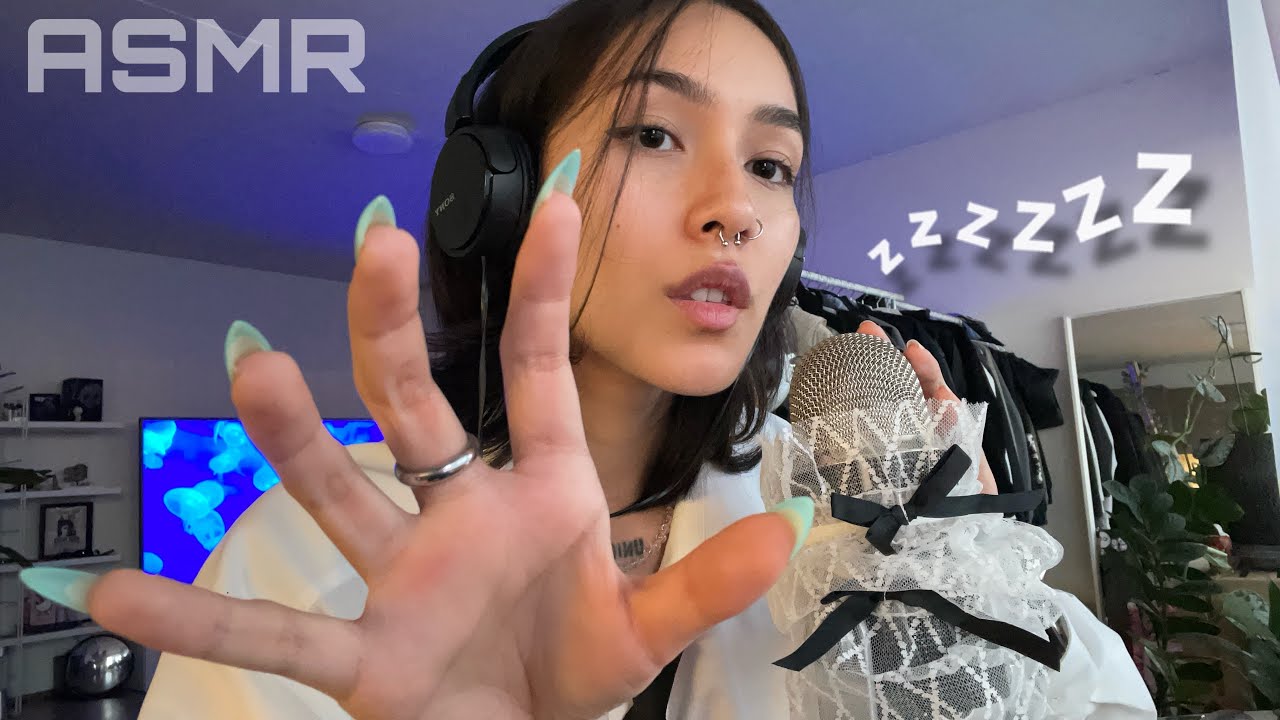 ASMR ☆ RELAXING CALM TRIGGERS FOR SLEEP (trigger assortment w/ hand ...