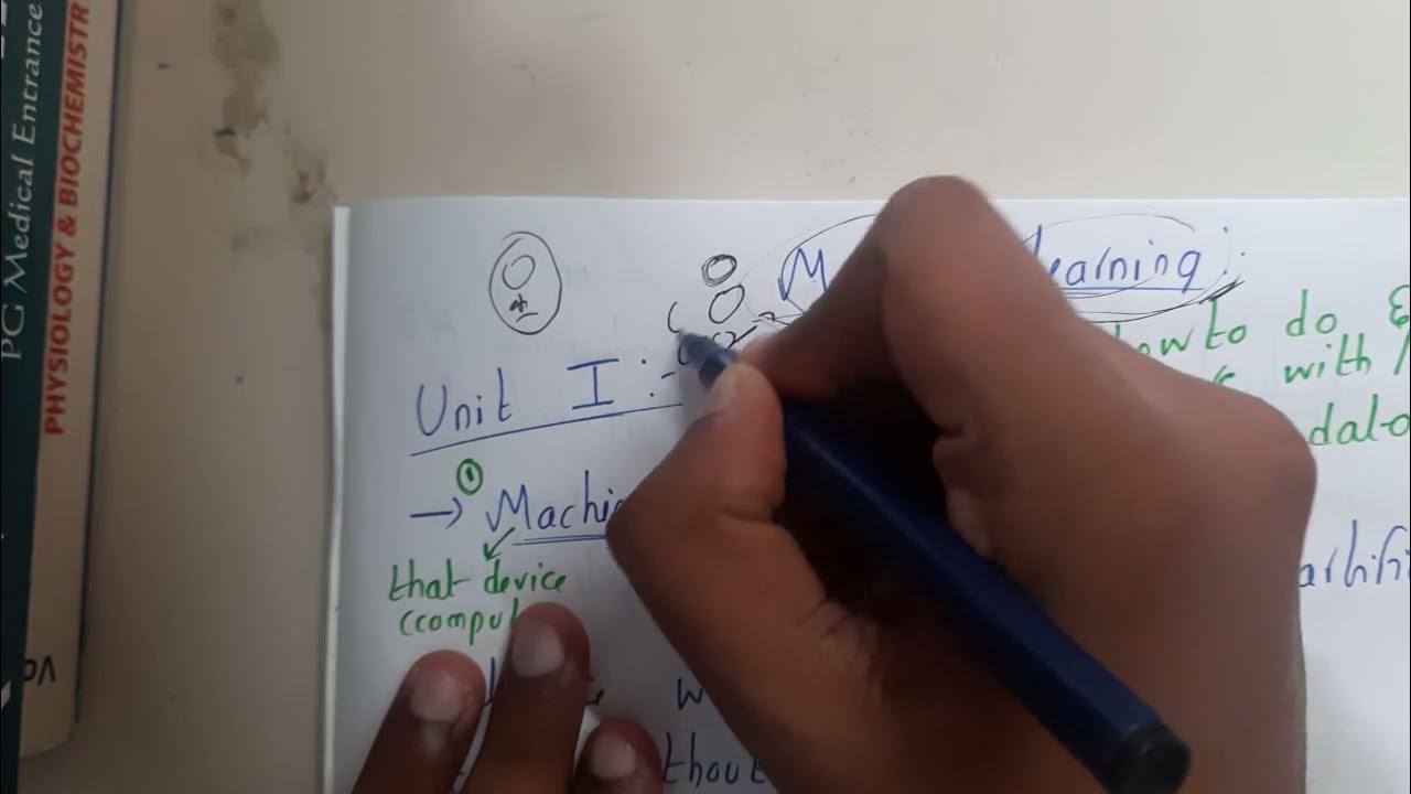 1.1 Machine Learning Introduction - YouTube