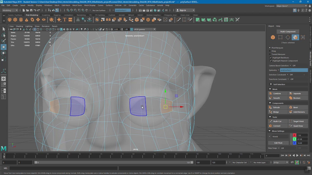 Face and radial patterns - YouTube