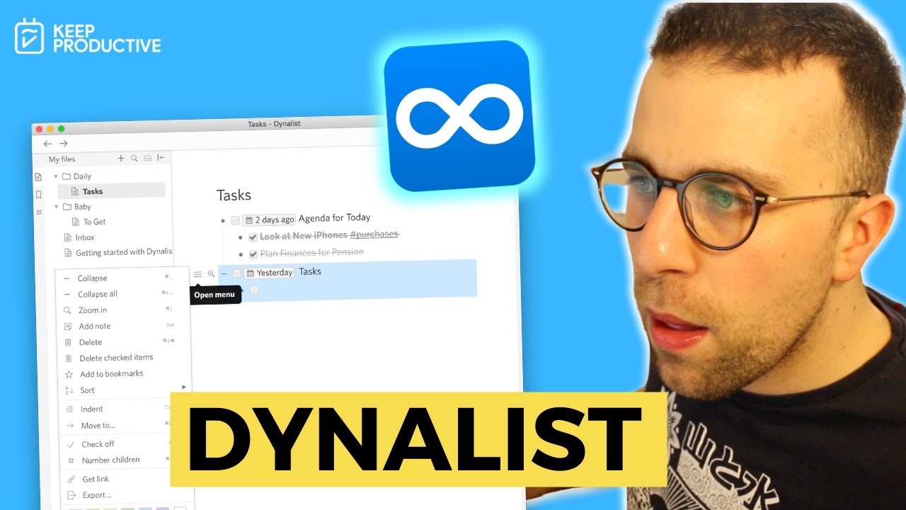 Dynalist: Basics of the Text Outliner - YouTube
