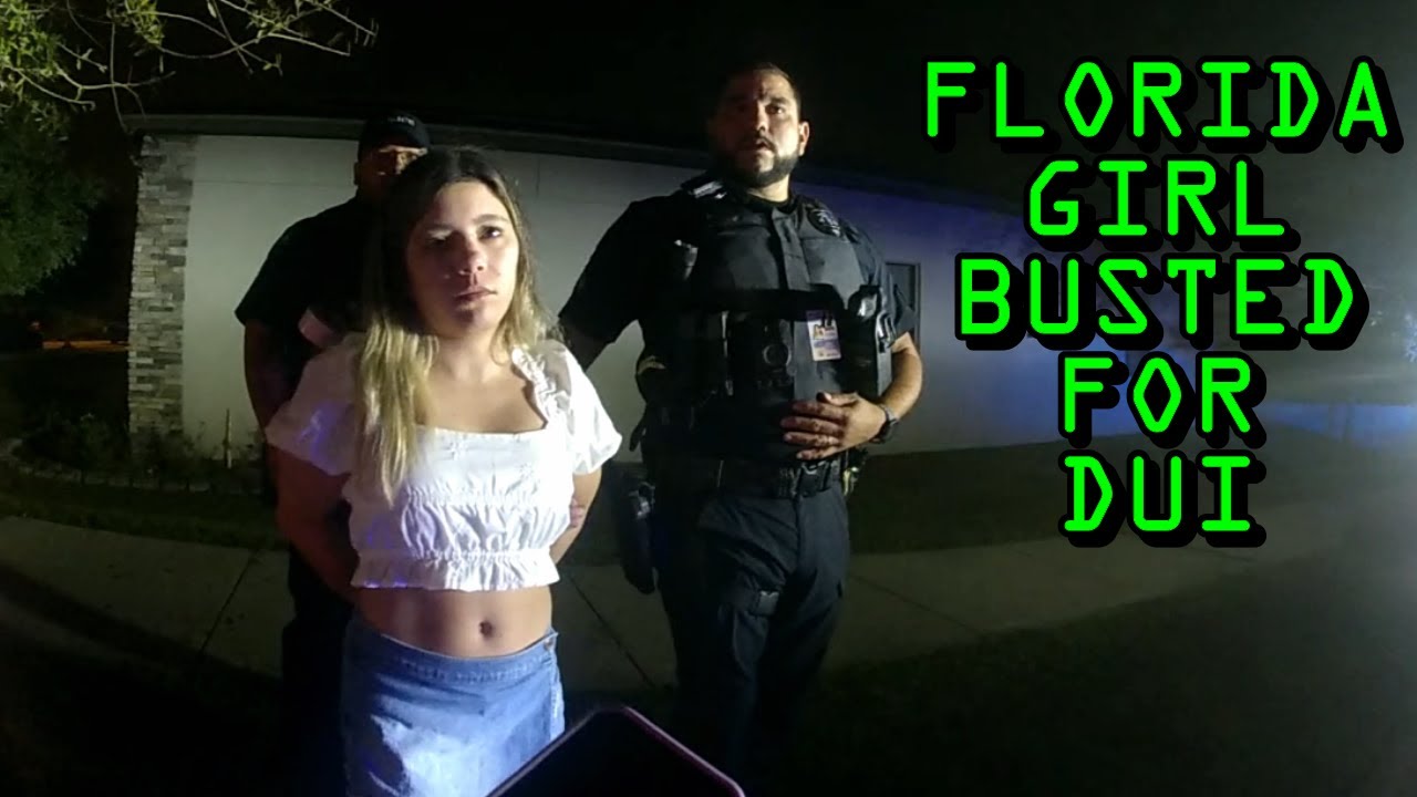 Florida Girl gets Busted for DUI - Groveland, Florida - December 10 ...