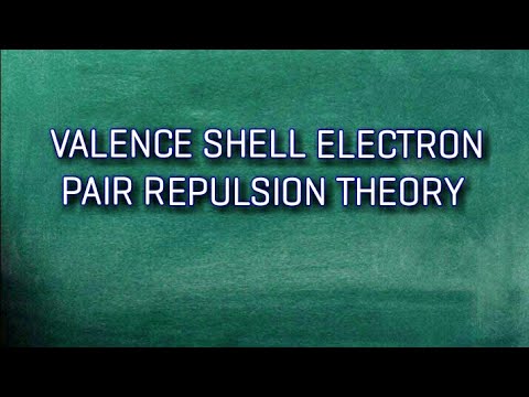 VALENCE SHELL ELECTRON PAIR REPULSION THEORY / VSEPR THEORY - YouTube