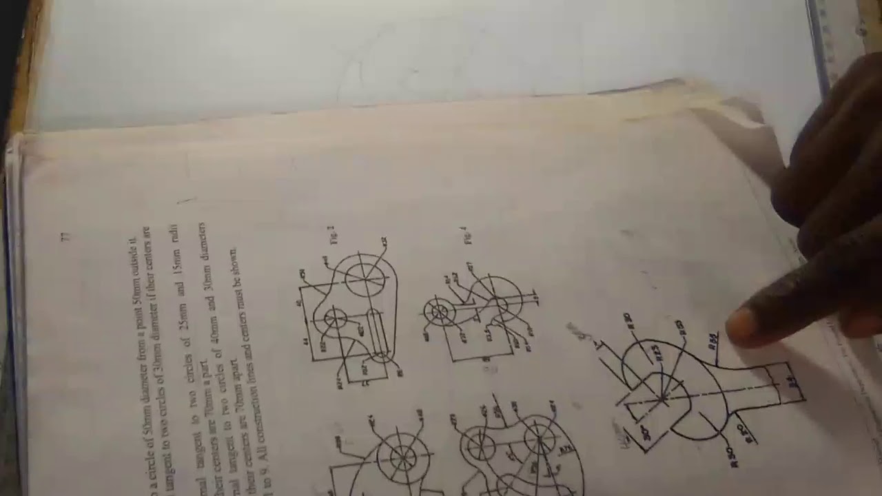 How to construct/draw a spanner video 2 || Technical drawing - YouTube