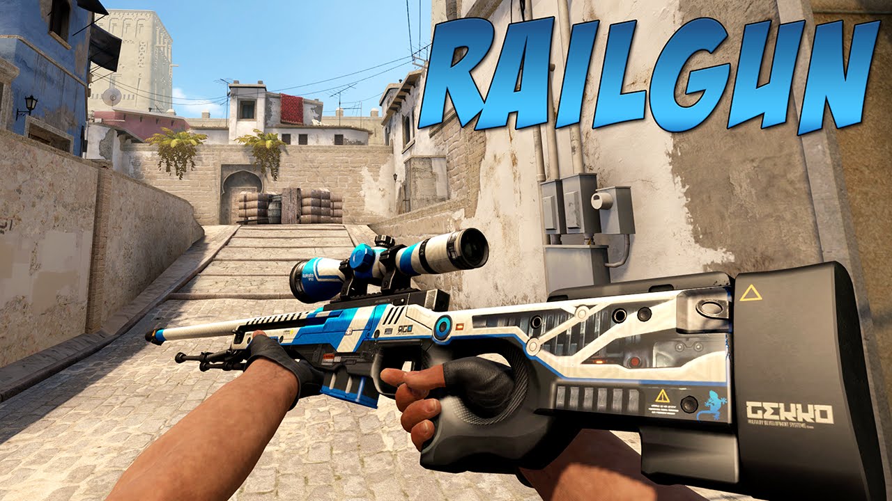 CS:GO - AWP | Railgun Gameplay (Workshop) - YouTube