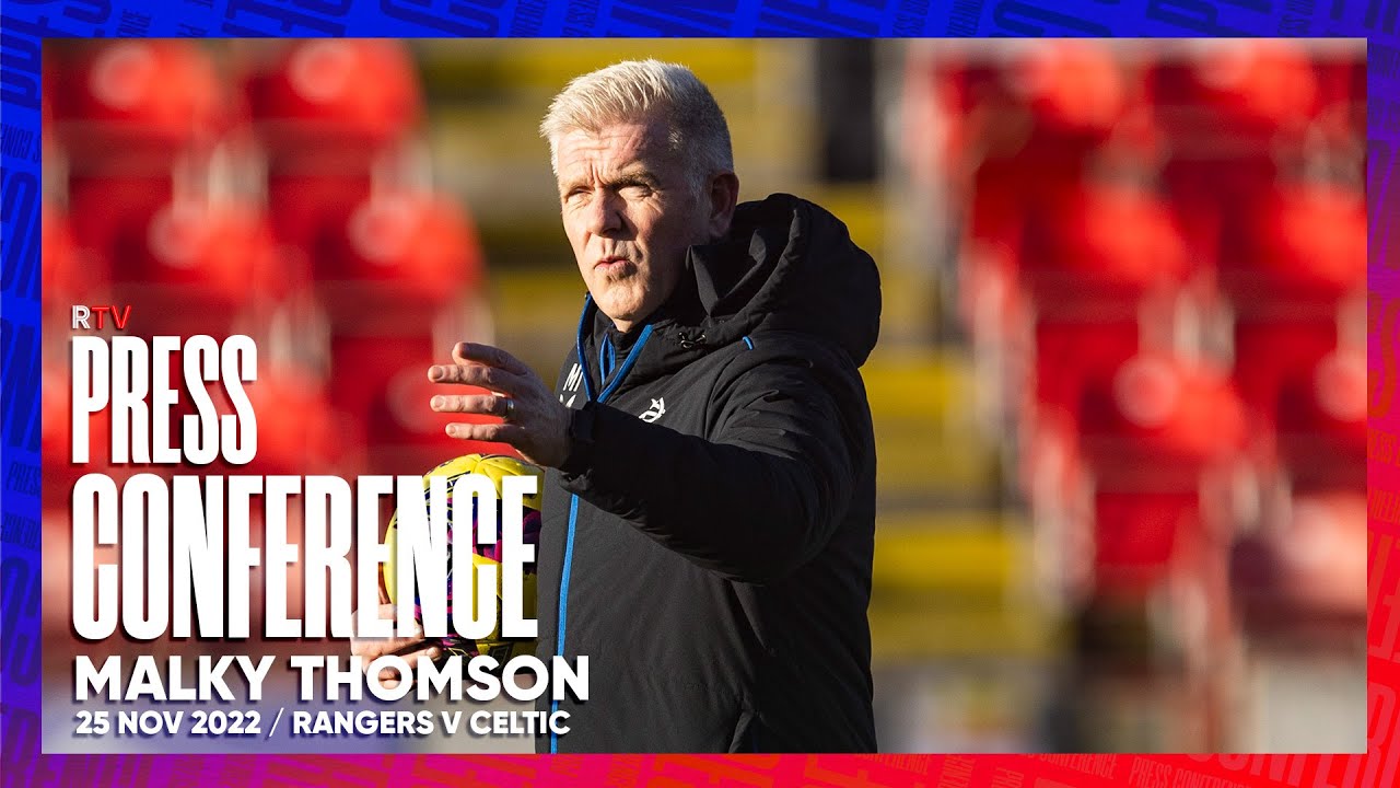 PRESS CONFERENCE | Malky Thomson | 25 Nov 2022 - YouTube