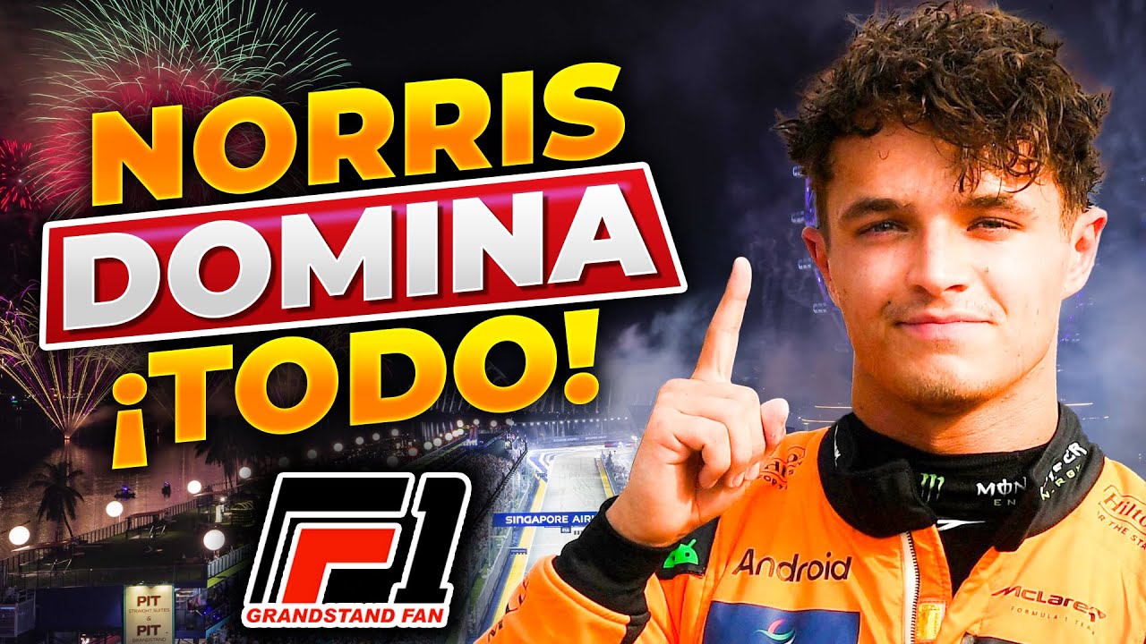Norris le roba el show a Verstappen en F1: McLaren va con ¡TODO! - YouTube