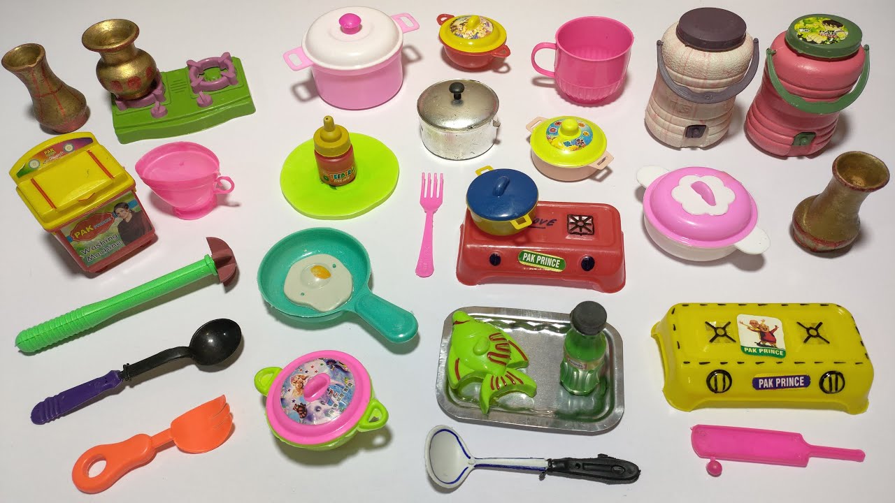 6 Minutes Satisfying Video With Unboxing Hello Kitty Pretty kitchen Set ...