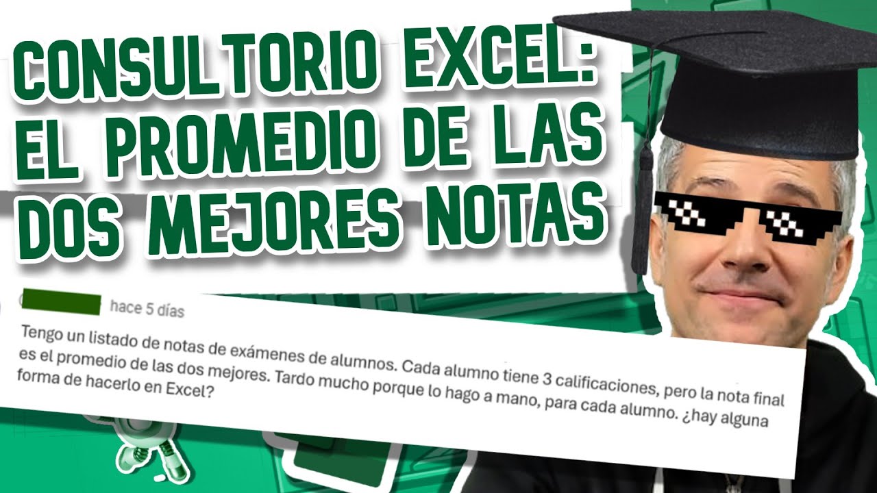CONSULTORIO EXCEL: Calcular la nota final con el promedio de las dos ...