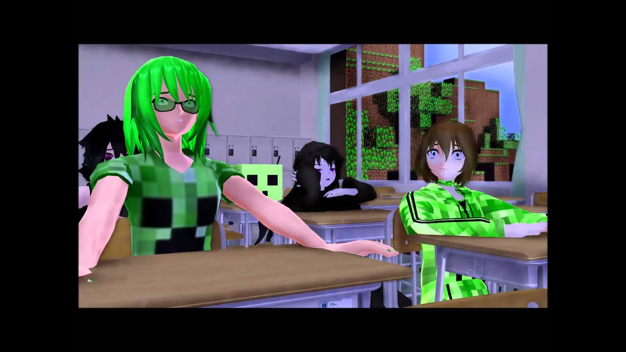 [MMD] Classroom Panic - Minecraft - YouTube