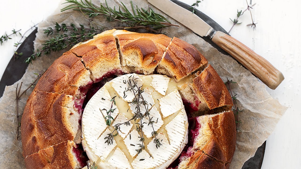 Cranberry Camembert Bread Bowl - YouTube