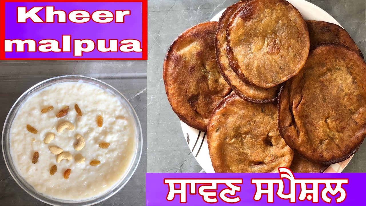 kheer and Malpua Recipe // jaggery pude // by indian spicy tadka ...