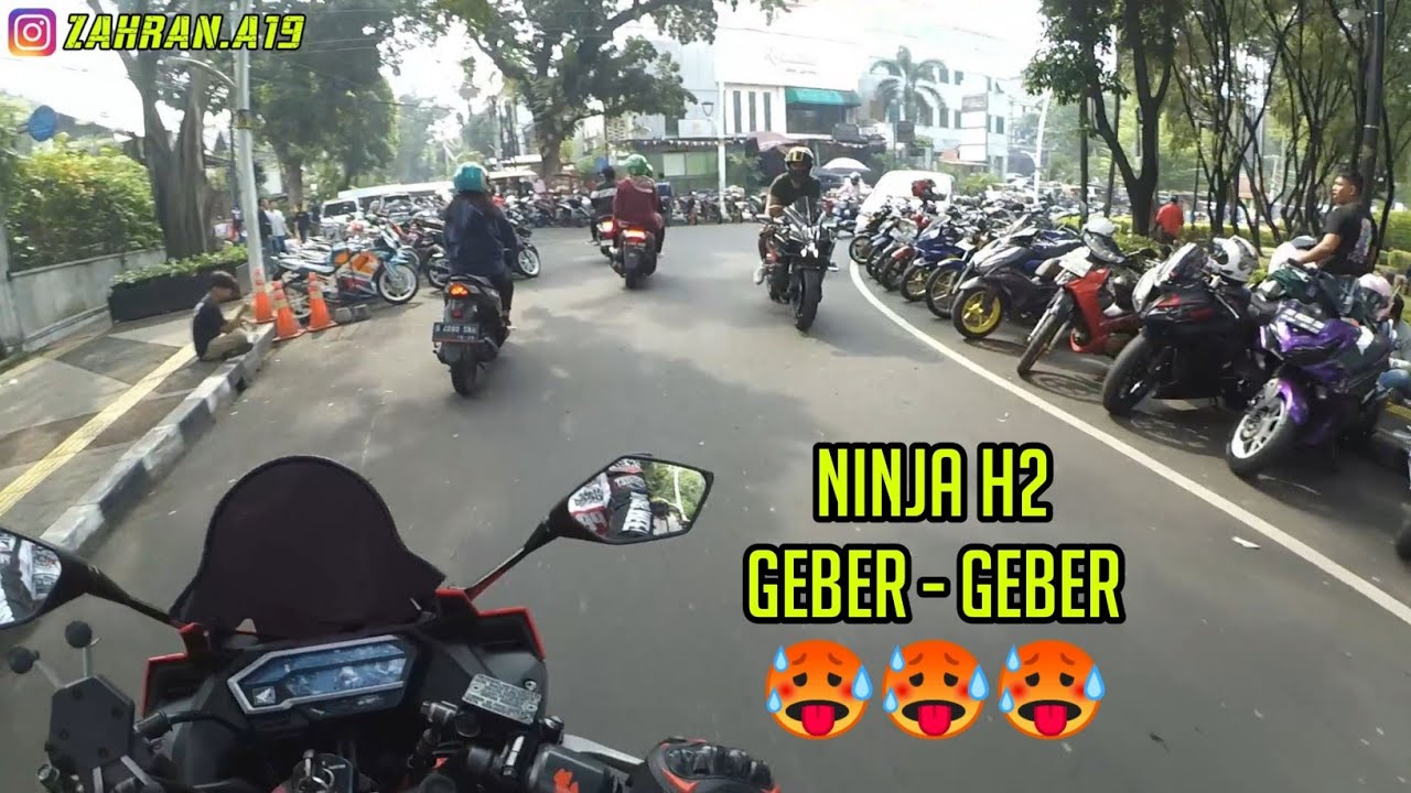 SUARA GEBERAN H2 GOKIL PARAH CUY | CBR150R | MR RANS | MOTOVLOG INDONESIA - YouTube