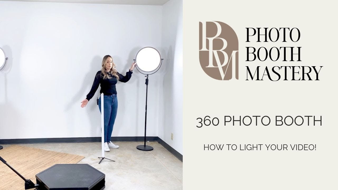 360 PHOTO BOOTH: lighting tips | PHOTO BOOTH MASTERY - YouTube