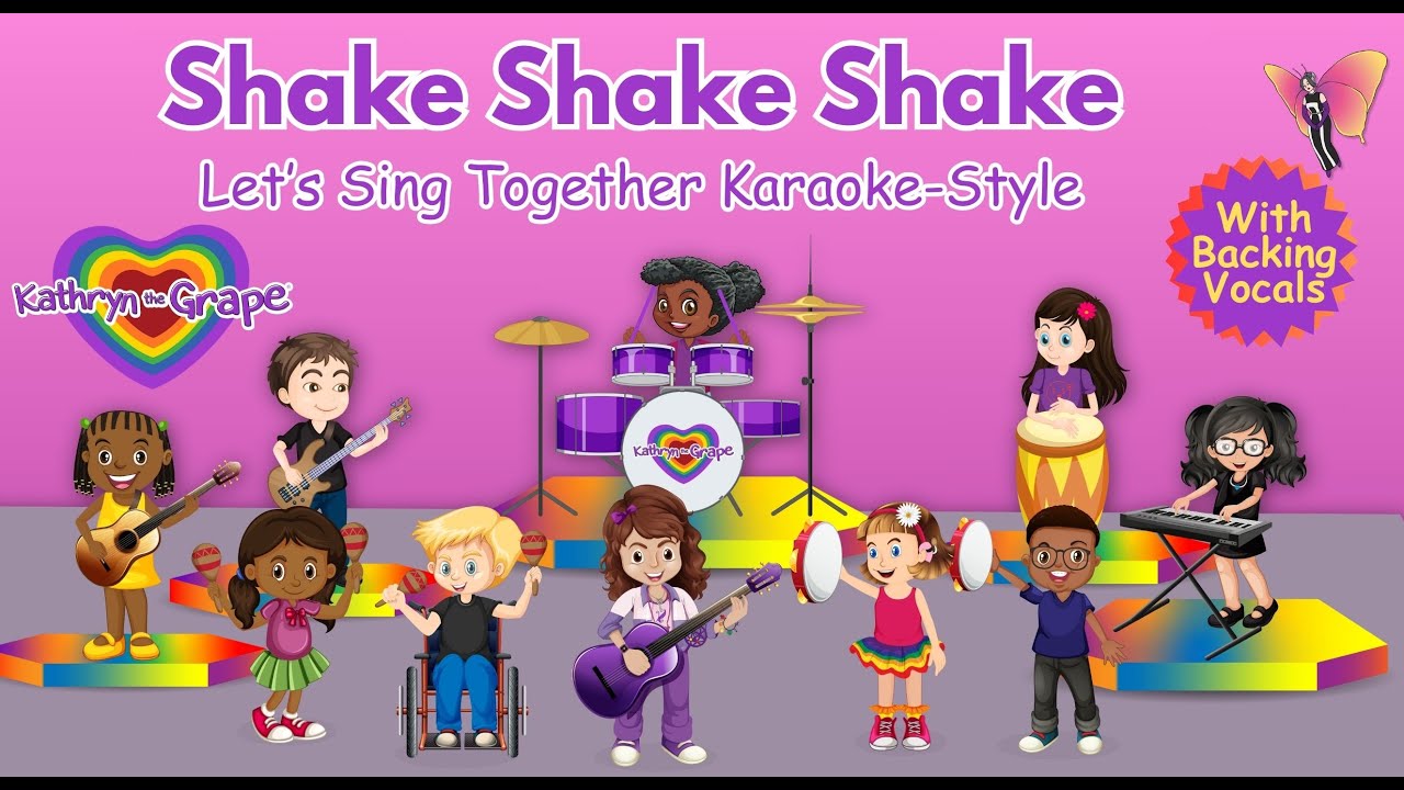 Shake Shake Shake | Karaoke Performance with Backing Vocals | Positive ...