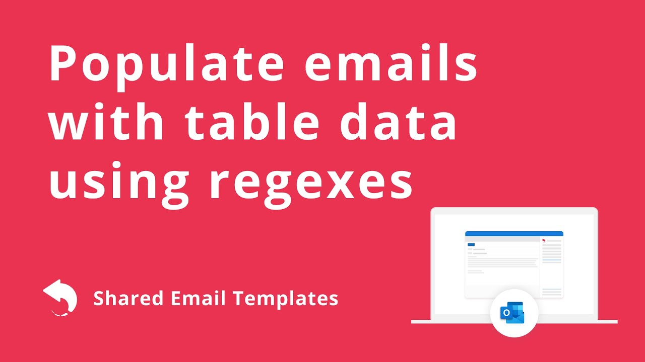 Fetch Table Data With Regexes And Use Them In Outlook Emails Youtube