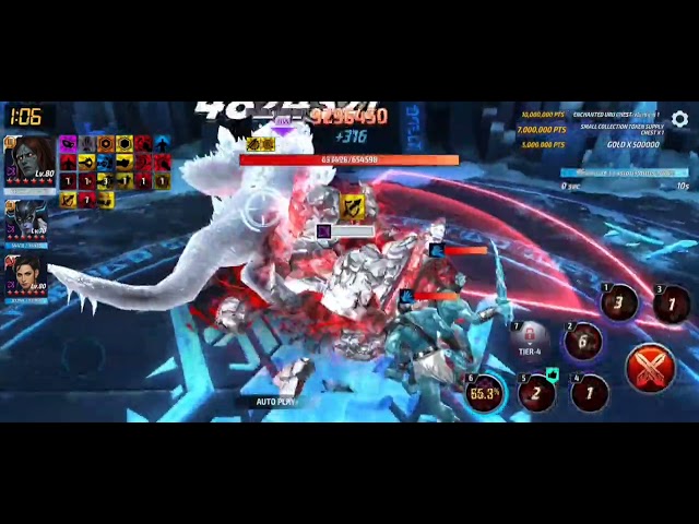 Zombie Wanda with normal judgment - MARVEL Future Fight