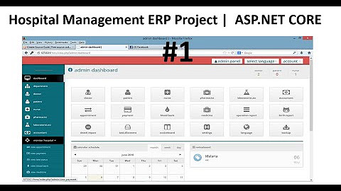 Hospital Management System Project in ASP.NET CORE | ERP PROJECT IN .NET CORE TUTORIALS - YouTube