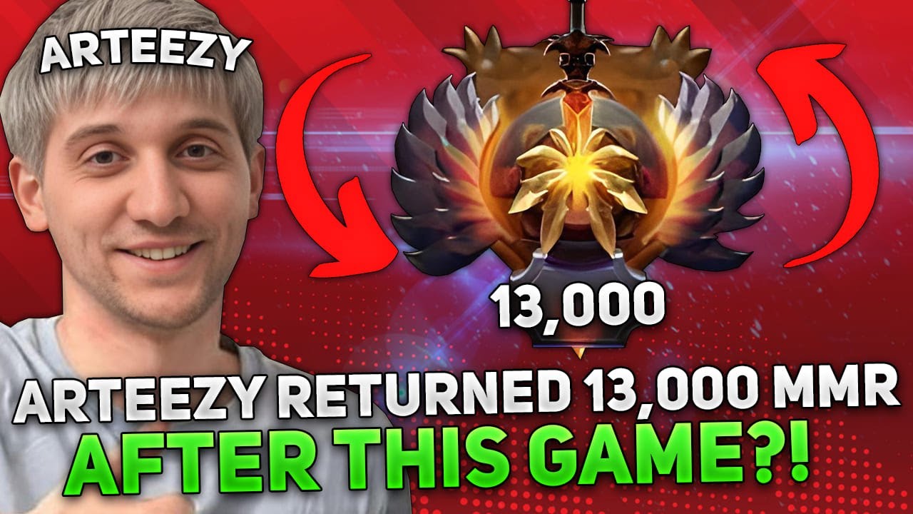 ARTEEZY RETURNED 13,000 MMR AFTER THIS GAME?! | FIRST PICK TERRORBLADE ...