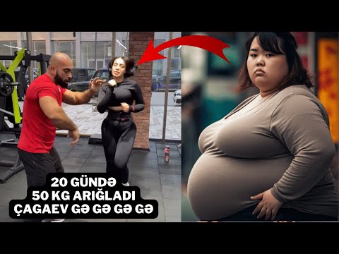 ÇAGAEV YENİ QIZLARI MƏŞQƏ GƏTİRDİ.GƏ GƏ GƏ GƏ.DO KONÇA! 60 GÜNDƏ 60 KG ARIĞLA!