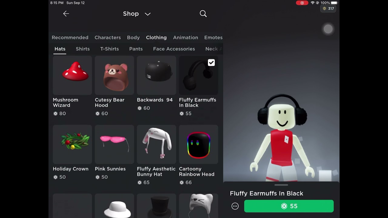 2.2k robux shopping spree !! ( old ) - YouTube