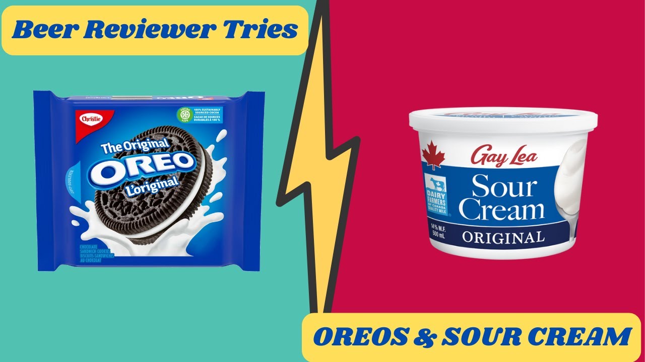 Beer Reviewer Tries OREOS & SOUR CREAM - WILD WEDNESDAY - YouTube