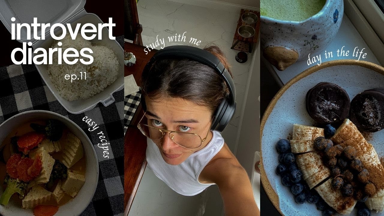 busy day in the life of a college student ⚡️ l introvert diaries ep.11 ...