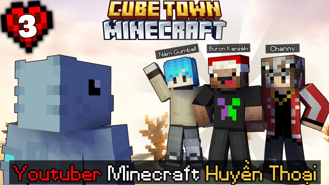 Tôi Đã Gặp Được Họ.. Youtuber Minecraft Huyền Thoại | Minecraft CUBE ...