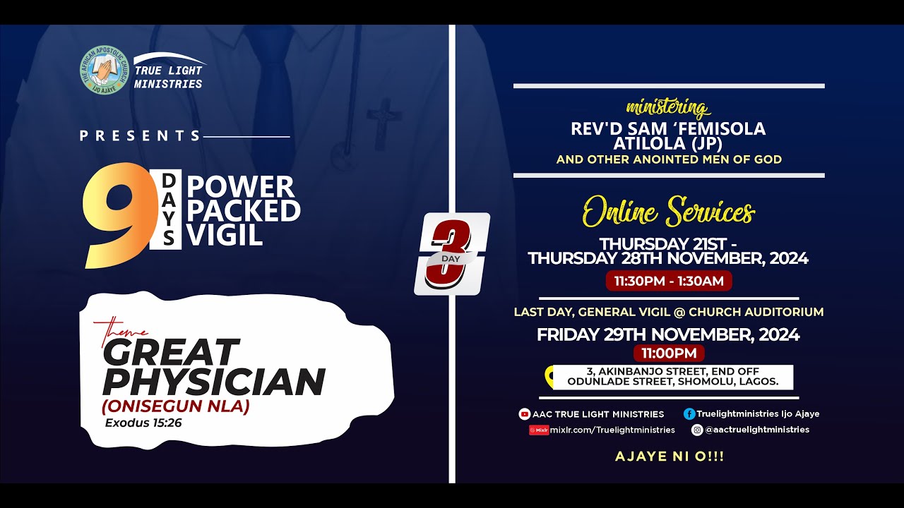 9 DAYS POWER PACKED VIGIL || DAY 3 - YouTube