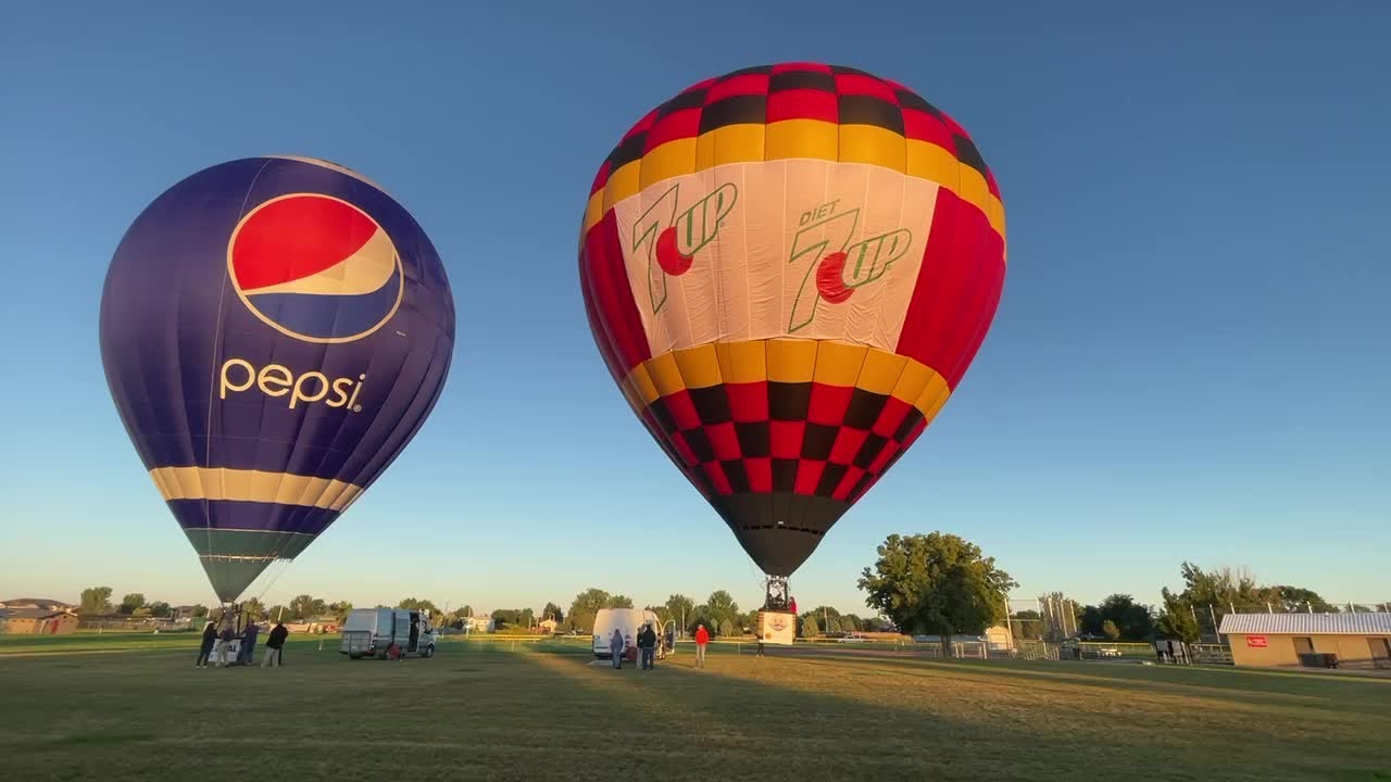 Pepsi launches balloons Friday morning - YouTube