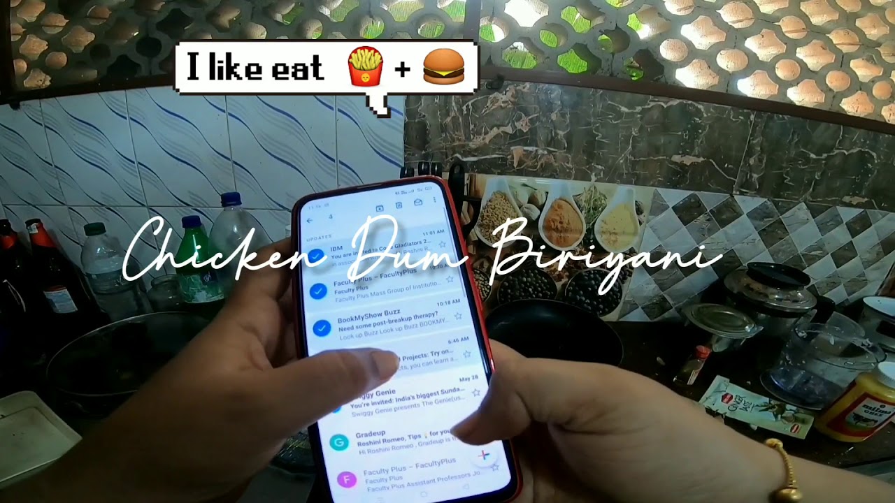 When i mixed gopro with my wife's cooking |Gopro|Chicken Dum Biriyani ...