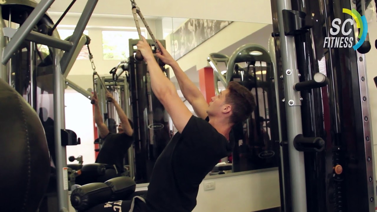 #35 - Polea al pecho con soga - YouTube