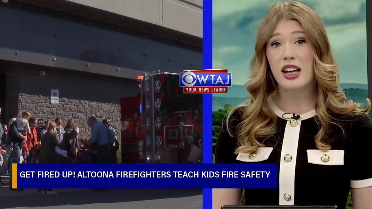 Get Fired Up! Altoona firefighters teach kids fire safety | WTAJ - YouTube
