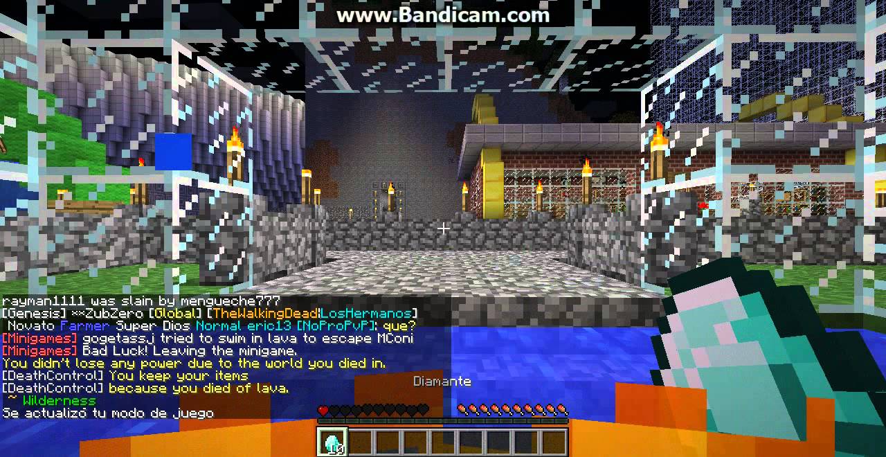 Minecraft server minekkit : Palitopalote y skyfall ! jugando esos minijuegos con el lag :3 - YouTube