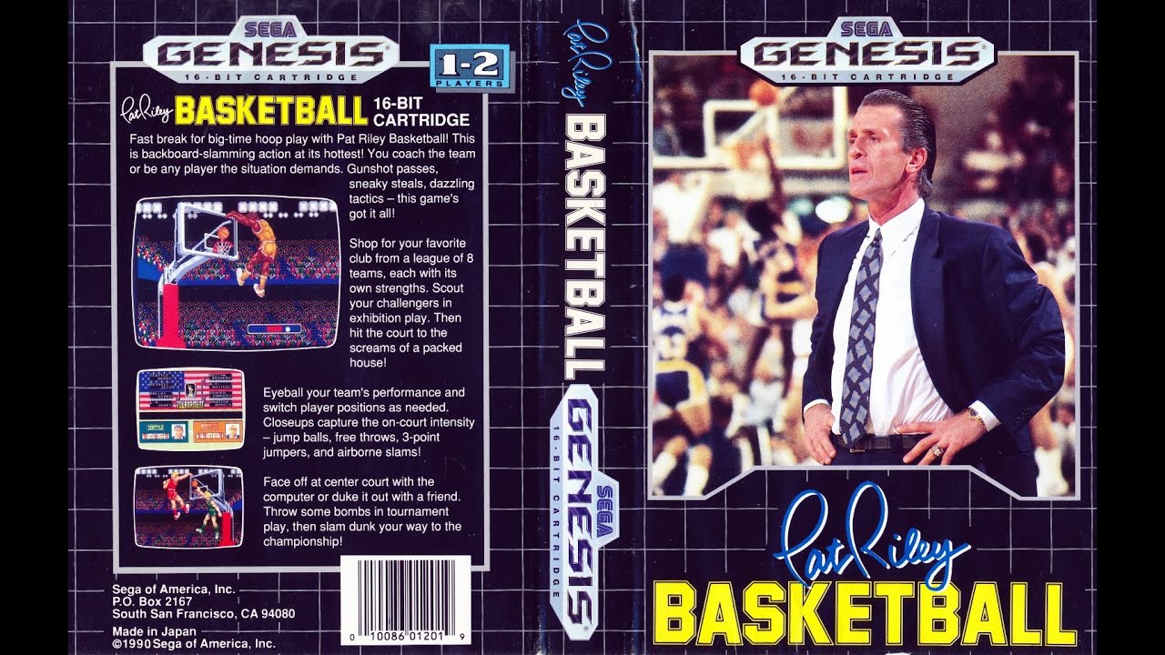 Pat Riley Basketball (Sega Genesis) - New York Busters vs. Boston - YouTube