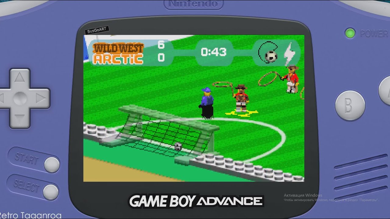 Футбол Lego Soccer Mania 2002 Игра Game Boy Advance(GBA). - YouTube