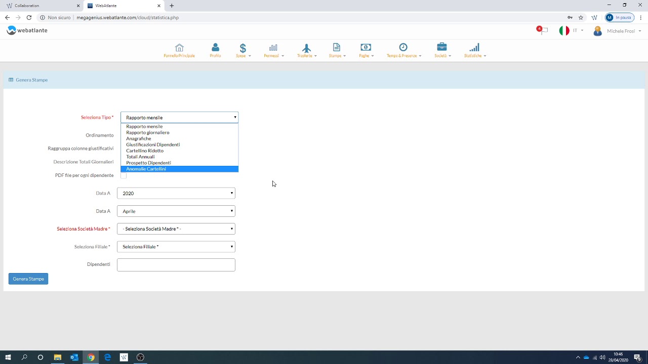 Software in cloud presenze HR Webatlante - YouTube