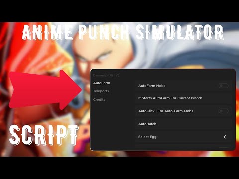 ANIME PUNCH SIMULATOR ROBLOX SCRIPT | BEST AUTOFARM, AUTOCLICK ...